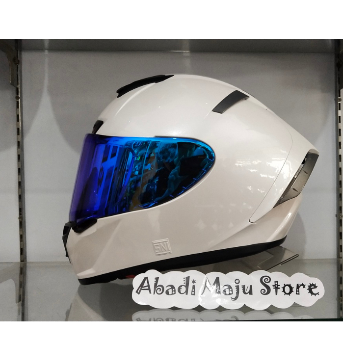 Jual HELM SCOTT SOLID WHITE ORIGINAL | Shopee Indonesia