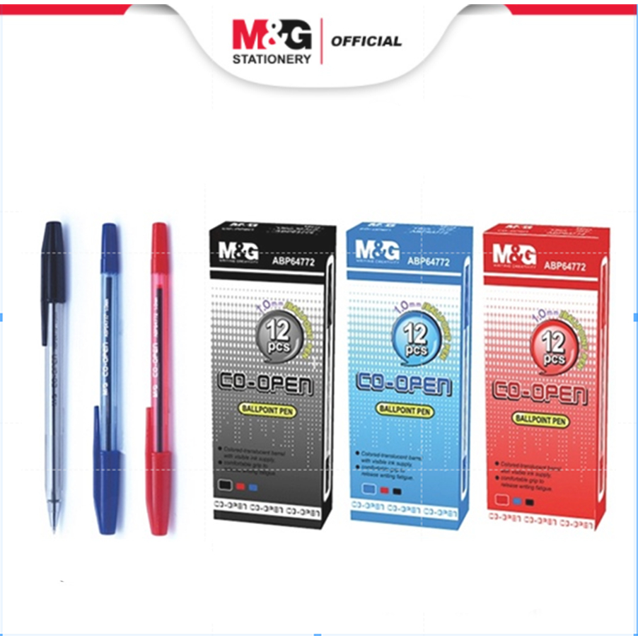 Jual M&G Gel Pulpen Gel Pen Menulis Lebih Halus Tip 1.0mm/PCS | Shopee ...