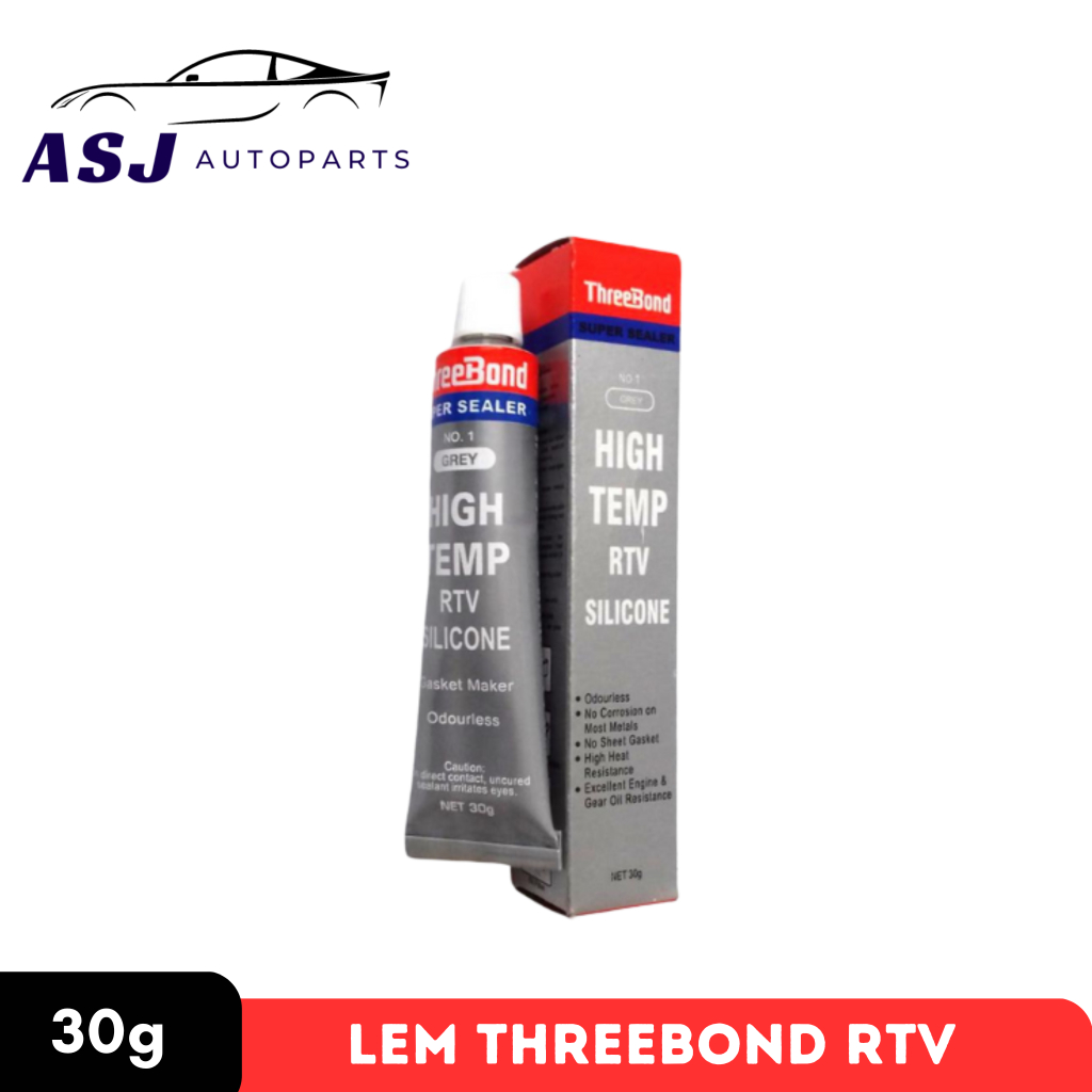 Jual Lem Gasket ThreeBond RTV High Temp Silicon Super Sealer Grey 30 g ...