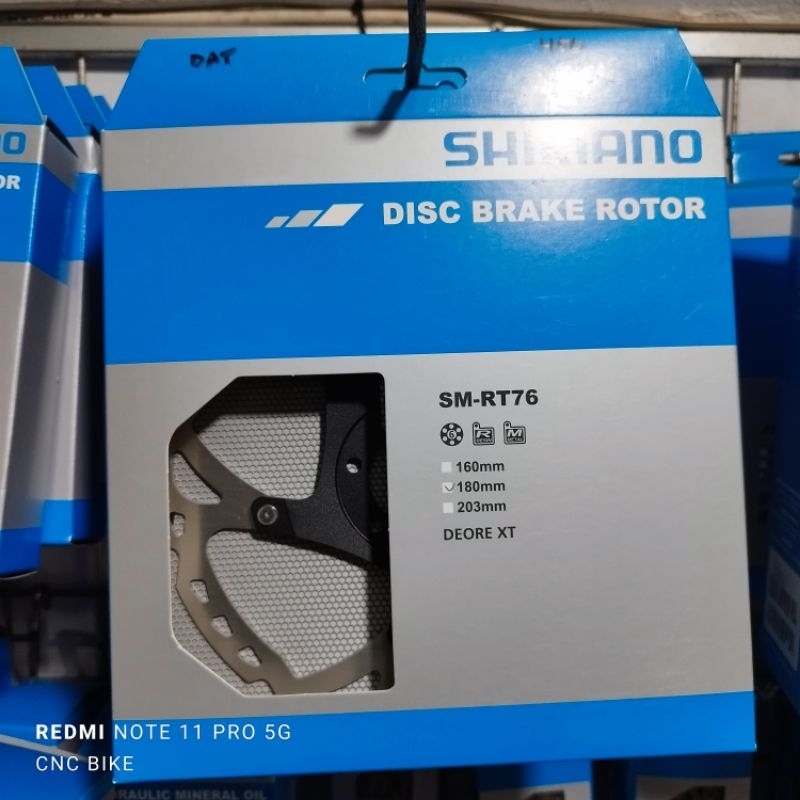 Jual Rotor Disc Brake Shimano Deore Xt Sm Rt76 180mm | Shopee Indonesia