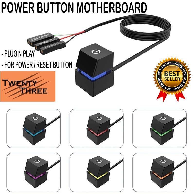 Jual Kabel Tombol Front Panel Switch Power Reset Button PC CPU Komputer ...