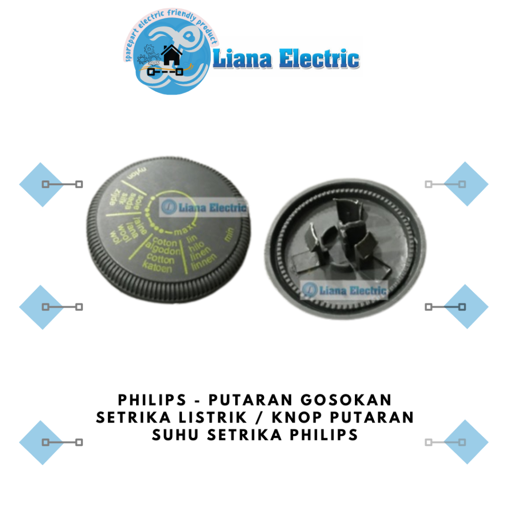Jual PHILIPS - Putaran Gosokan Setrika Listrik / Knop Putaran Suhu ...