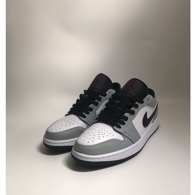 Jual Nike Air Jordan 1 Low Light Smoke Grey 553560-030, REAL PIC ...