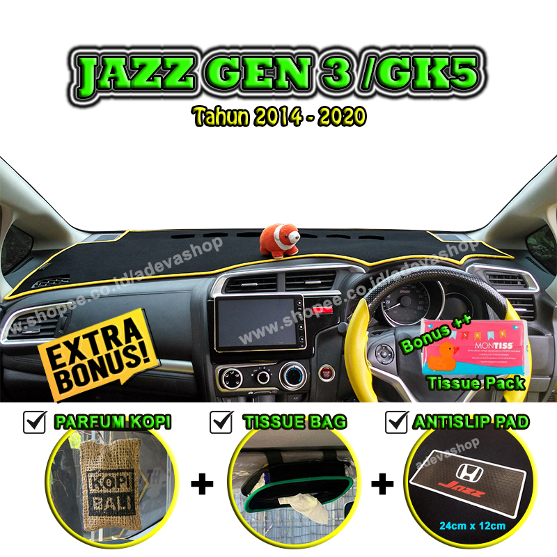 Jual Alas Dashboard Mobil New Jazz Gen 3 GK5 Karpet Dashboard Mobil ...