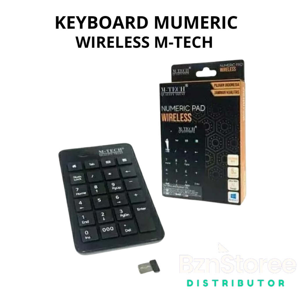 Jual M-Tech Original Keyboard keypad Angka Numerik Kasir Wireless ...