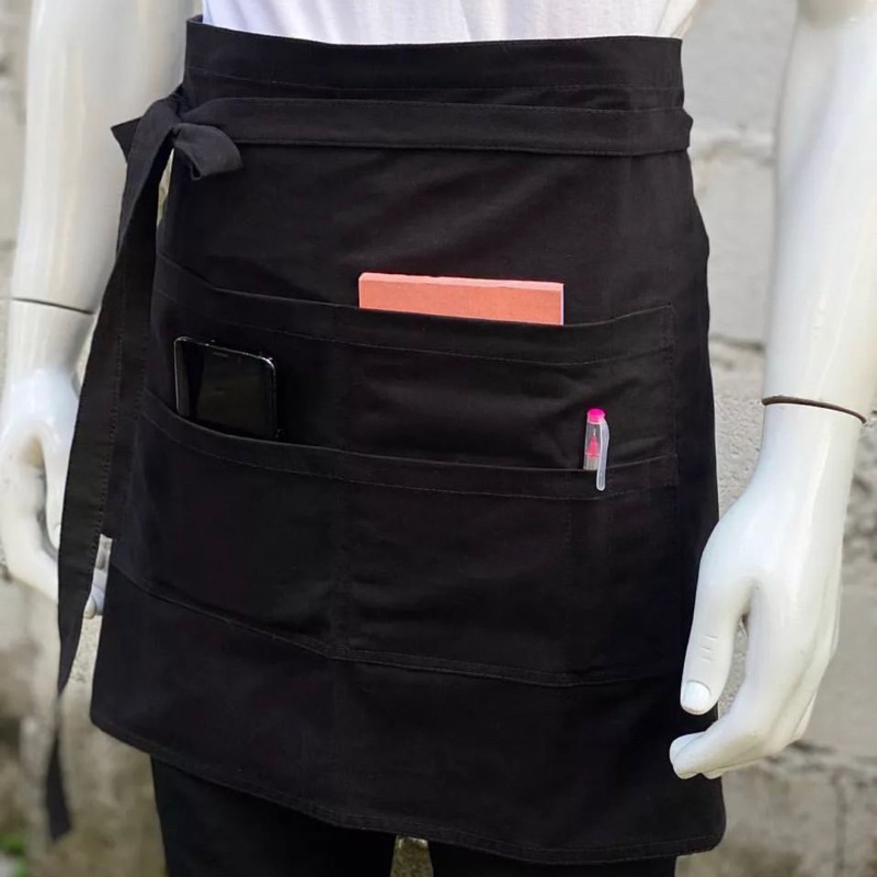 Jual ALIMRAN Apron mini celemek setengah badan apron waiters half apron ...