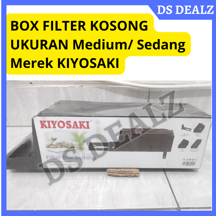 Jual Box Filter aquarium Sedang Kotak Top Filter Kosong MEDIUM KIYOSAKI ...