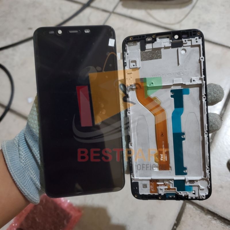 Jual LCD TOUCHSCREEN FULLSET + FRAME INFINIX SMART 2 X5515 ORIGINAL NEW ...