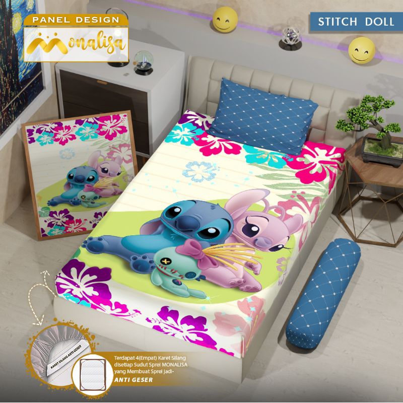 Jual Sprei panel design Stitch | Shopee Indonesia