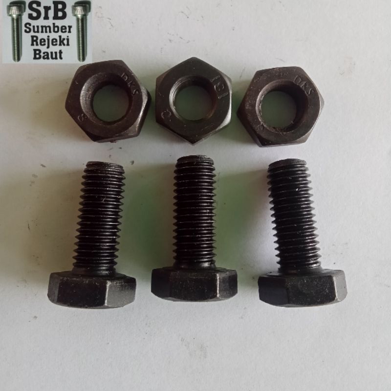 Jual Baut Baja 8.8 M10 × 25 Drat Kasar Harga Satuan | Shopee Indonesia