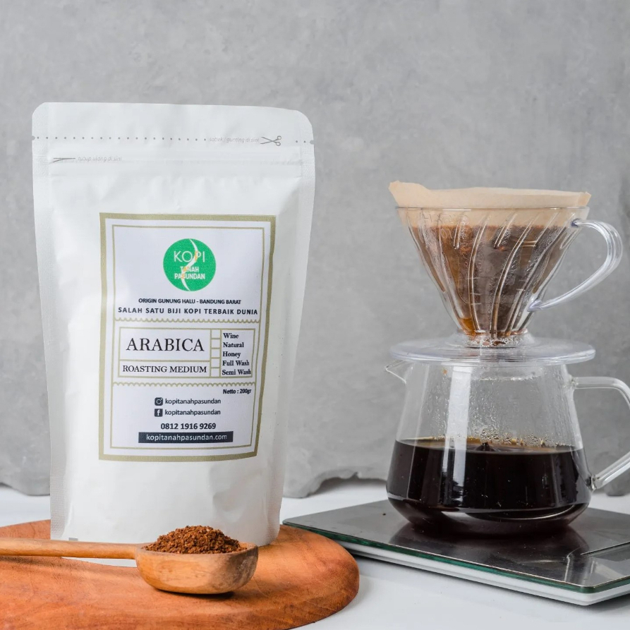 Jual KOPI GUNUNG HALU ARABIKA HONEY BUBUK 200 Gr | KOPI BUBUK ARABIKA ...