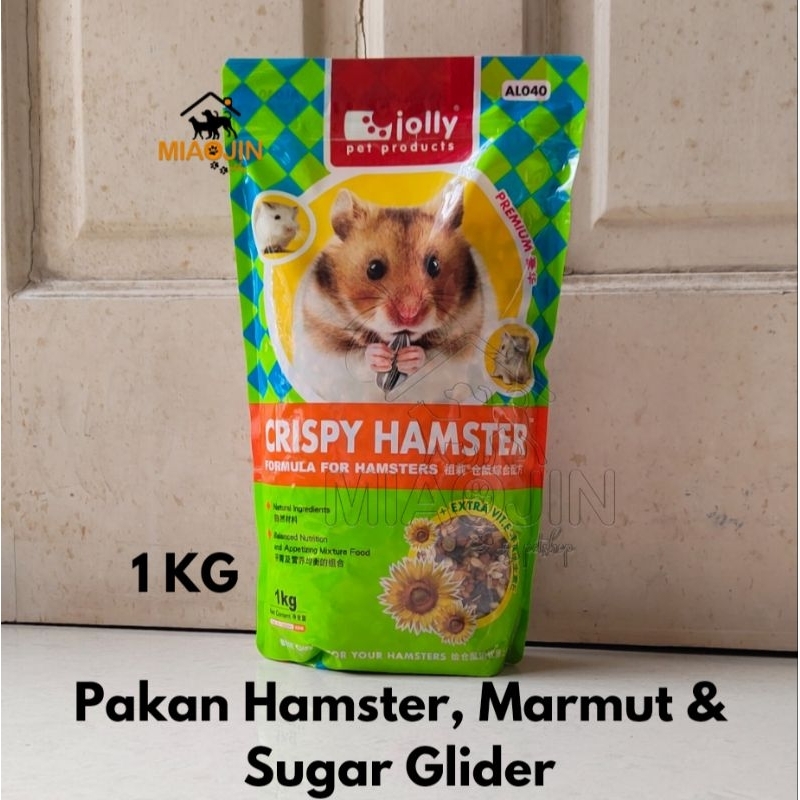 Jual Makanan Hamster JOLLY Crispy 1kg - Pakan Marmut Pet Food Snack ...