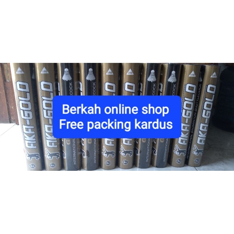 Jual Shuttlecock aka gold,kok aka gold,super awet,kok badminton ...