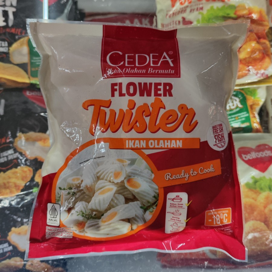 Jual Cedea flower twister ikan 500 gr | Shopee Indonesia