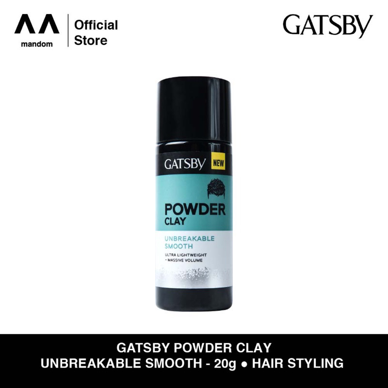 Jual GATSBY Powder Clay Unbreakable Smooth 20g | Shopee Indonesia