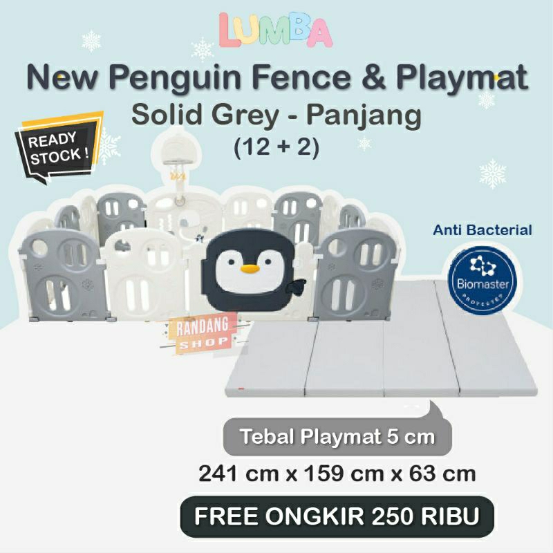 Jual Lumba Fence Playmat Penguin Anti Bacterial (Pagar / Box Bayi ...