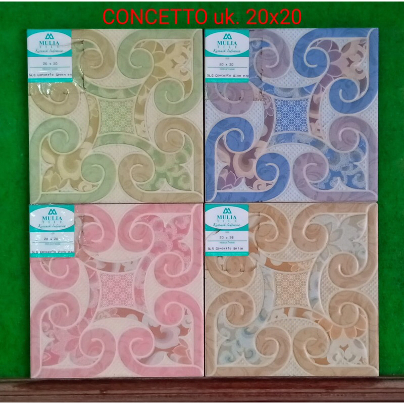 Jual Keramik Kamar Mandi Mulia Tile 20x20 Kasar | Shopee Indonesia