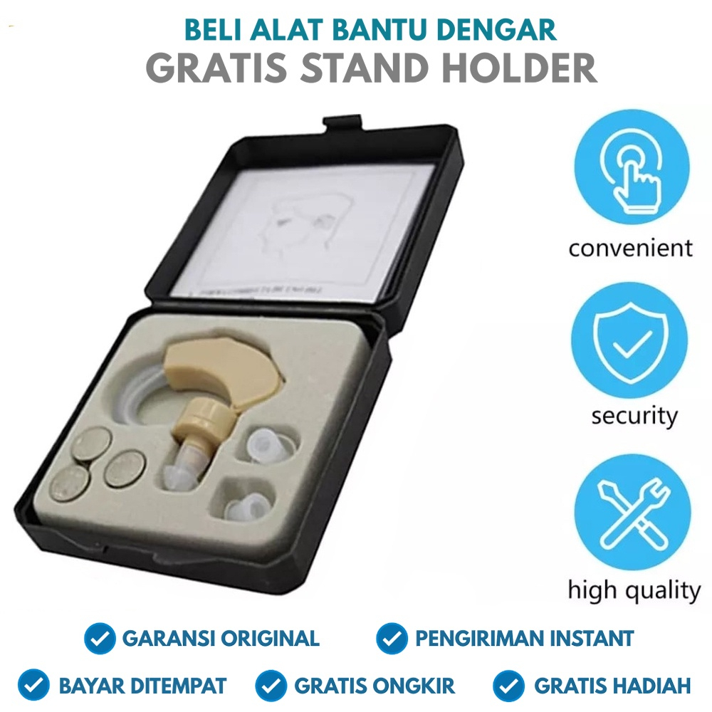 Jual Alat Bantu Dengar Pendengaran Telinga Tuli Orang Tua Hearing Aid Wireless Tanpa Kabel ...