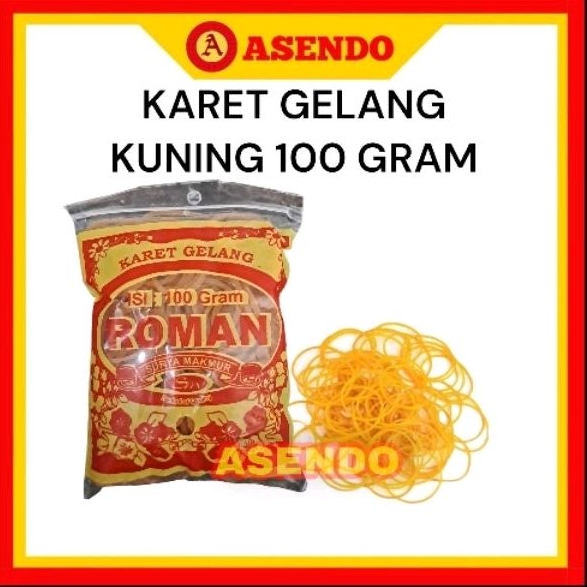 Jual KARET GELANG KUNING ROMAN 14MM || ASENDO | Shopee Indonesia