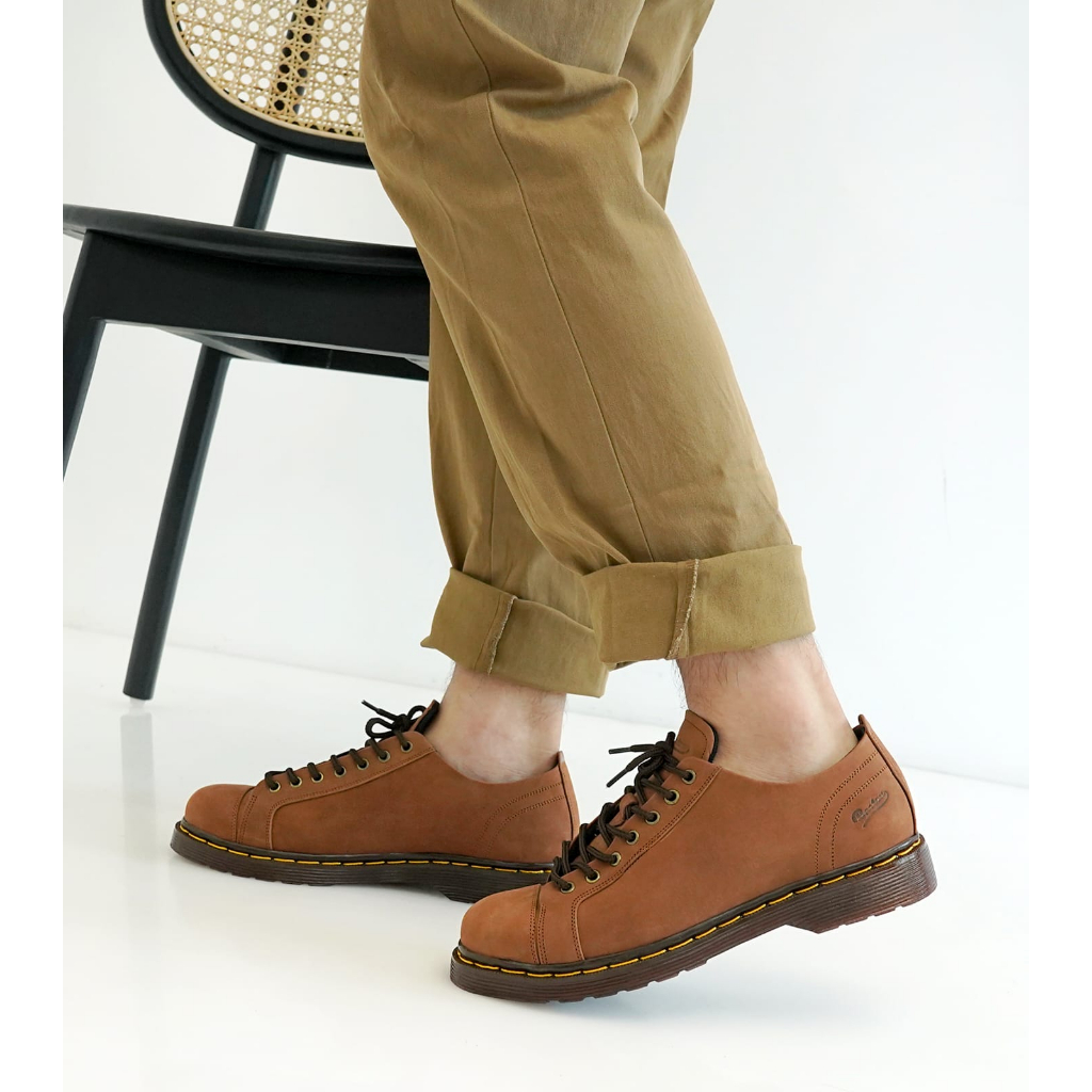 Jual sepatu pantofel pria sepatu docmart style sepatu kulit asli sepatu ...