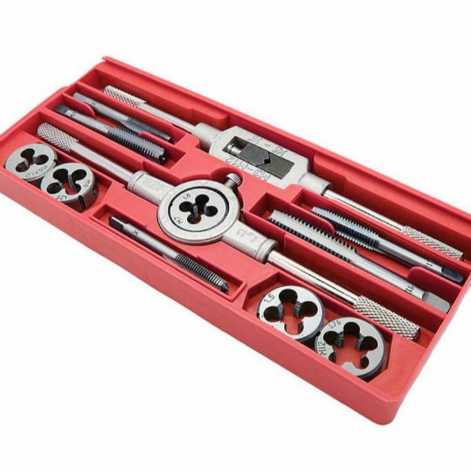 Jual KODENKI TND201 Hand Tap Die Set 12 Pcs/ Tap Snai Set 12 Pcs Senai ...