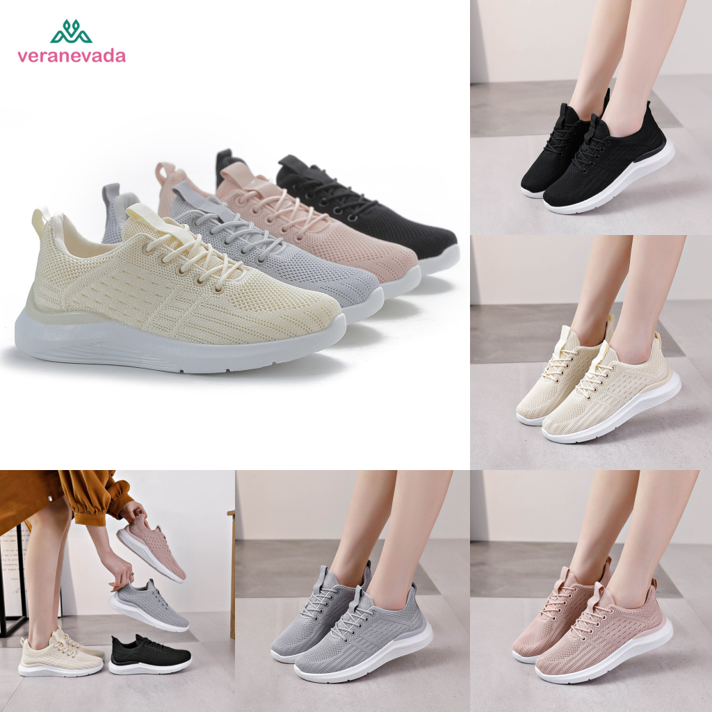 Jual Vera Nevada Sepatu Sneakers Wanita Sport Shoes A47 | Shopee Indonesia