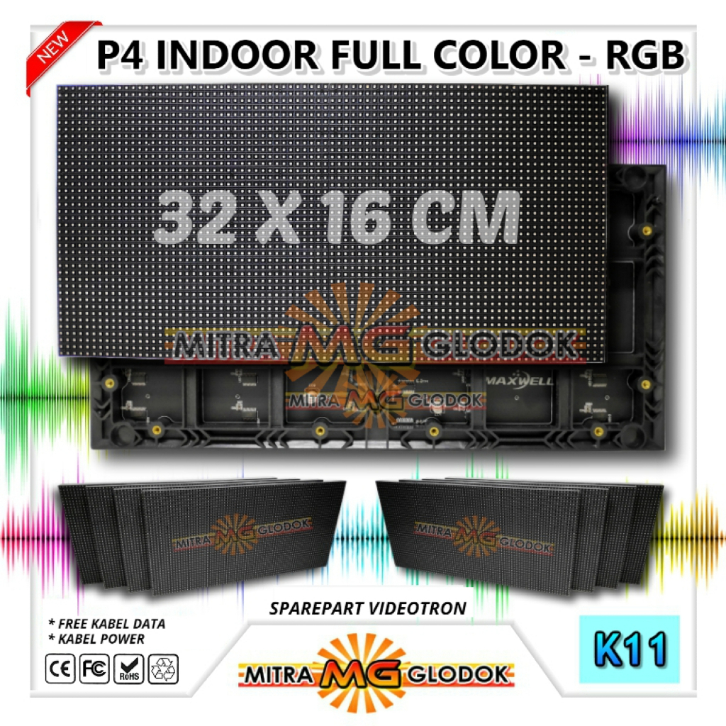 Jual P4 INDOOR RGB FULL COLOR PANEL MODUL P4 INDOOR RGB LED DISPLAY ...