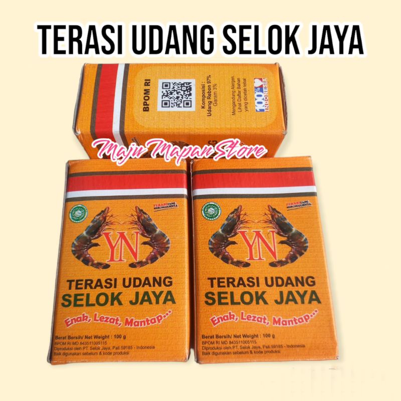 Jual Terasi Udang 100 grm Selok Jaya | Shopee Indonesia