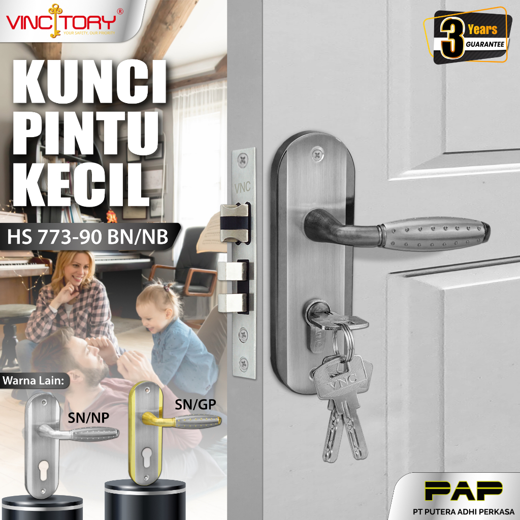 Jual VINCITORY TERLARIS | Handle Set Kunci | Kunci Pintu Ukuran Kecil ...