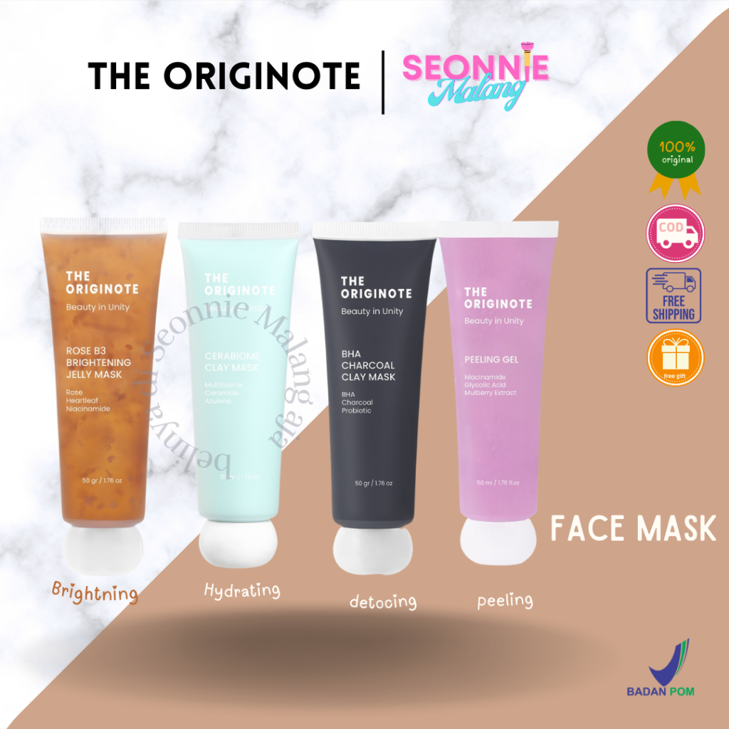 Jual THE ORIGINOTE MASK CLAY AND JELLY MASK - CERABIOME CLAY | Shopee ...