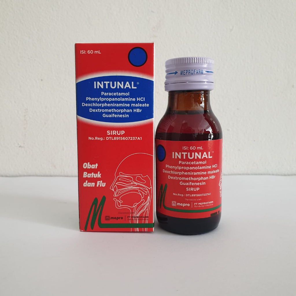 Jual Intunal Sirup Obat Batuk dan Flu 60 ml | Shopee Indonesia