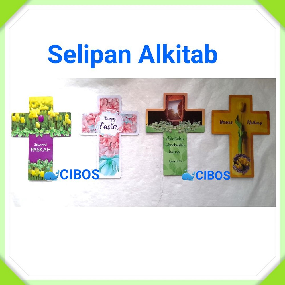 Jual Selipan buku Ayat Alkitab. Bentuk Salib. Bookmarks. Pembatas buku ...