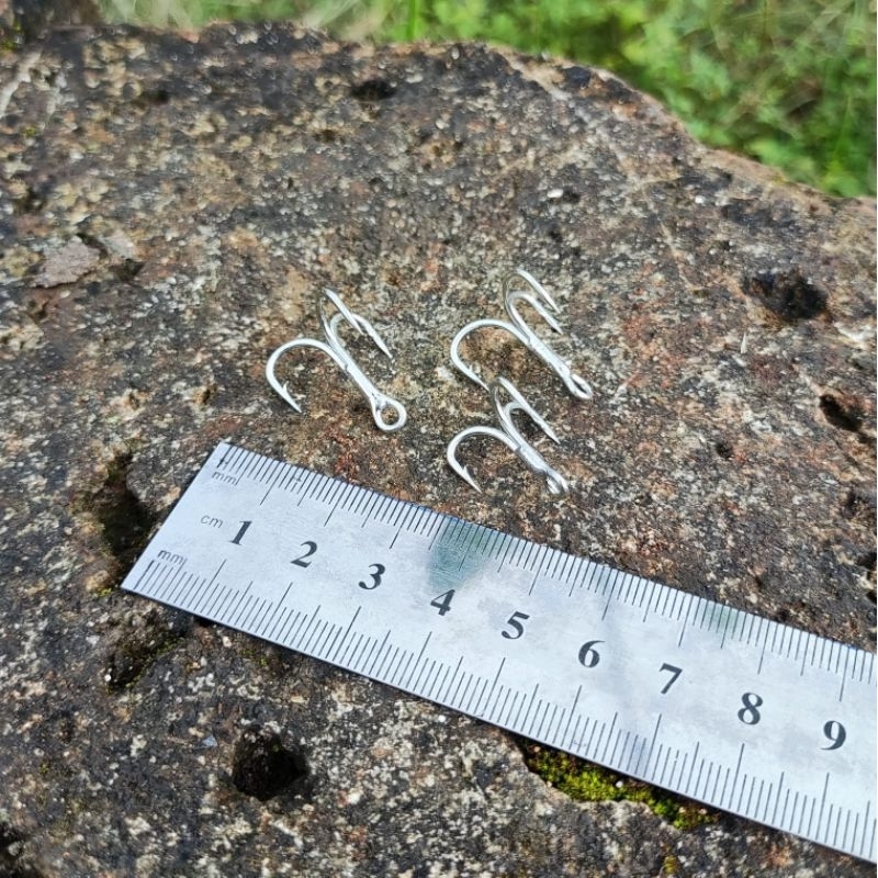 Jual Treble Hook UL 3X Strong Kail Jangkar Mata Tiga Cutting Point ...