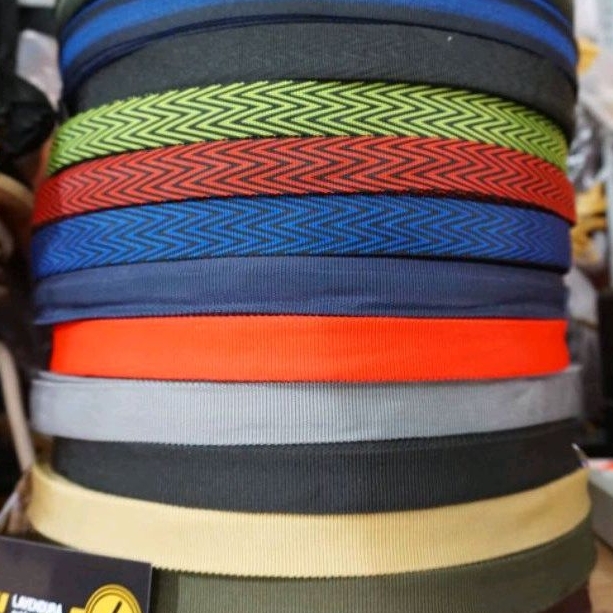 Jual webbing webing tubular double motiv caving harnes climbing safety ...