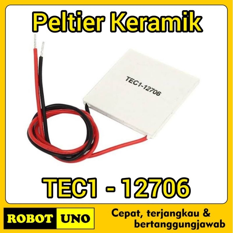 Jual Peltier Elemen Keramik TEC1-12706 Pendingin Cooler 12 Volt Thermoelectric Pendingin TEC1 ...