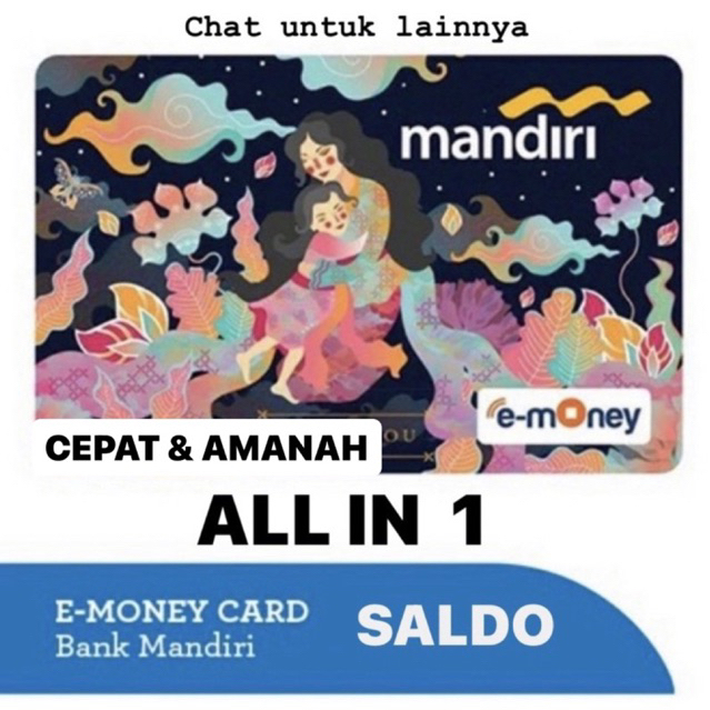 Jual emoney berisi saldo custom / bebas request | Shopee Indonesia