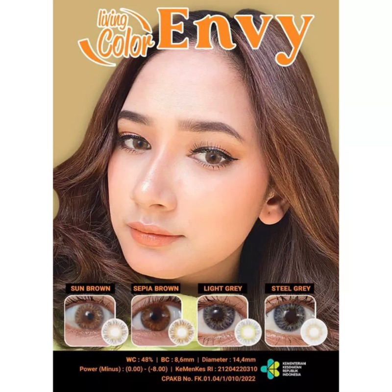 Jual Softlens ENVY 14,4 MM Normal By Irislab / Soflen Envy / Envy By ...