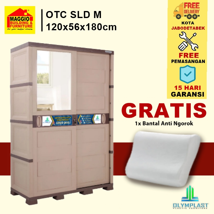 Jual LEMARI PAKAIAN PLASTIK - LEMARI PLASTIK SLIDING - OTC SLD ...