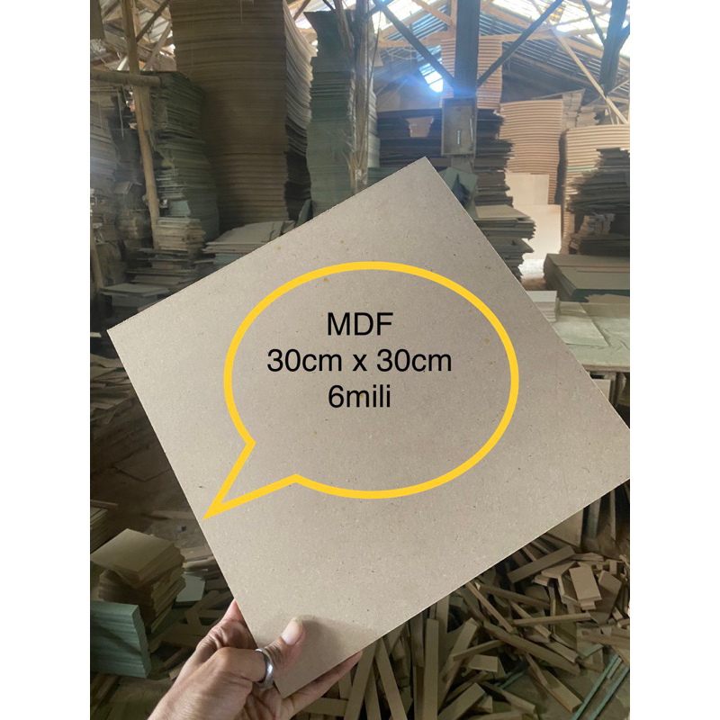 Jual PAPAN MDF / HMR 30cm x 30cm 6mm | Shopee Indonesia