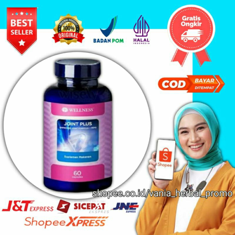 Jual WELLNESS JOINT PLUS ASLI 100% ORIGINAL WITH IMPROVED JOINT FORMULA ...