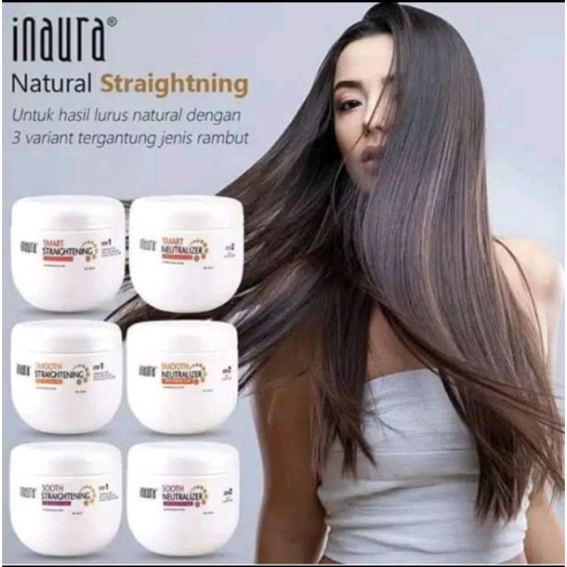 Jual Promo Inaura Natural Straightening/Inaura Smoothing/ Obat ...