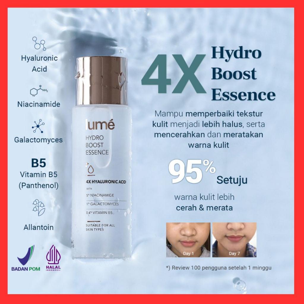 Jual LUME Hydro Boost Essence Lume Skincare | Shopee Indonesia