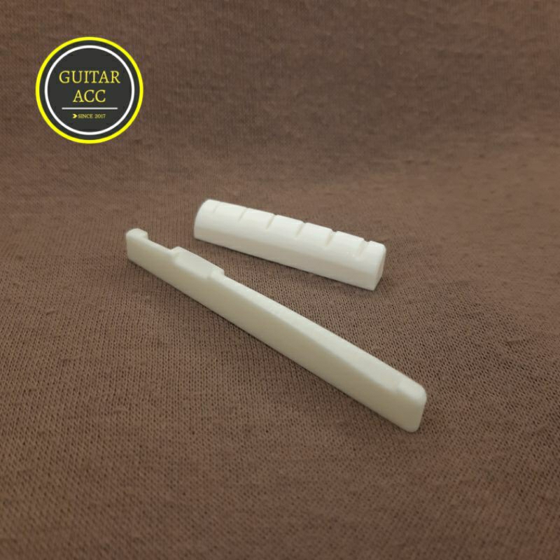 Jual Saddle Nut gitar akustik tulang Asli 72mm dan 43mm original bone ...