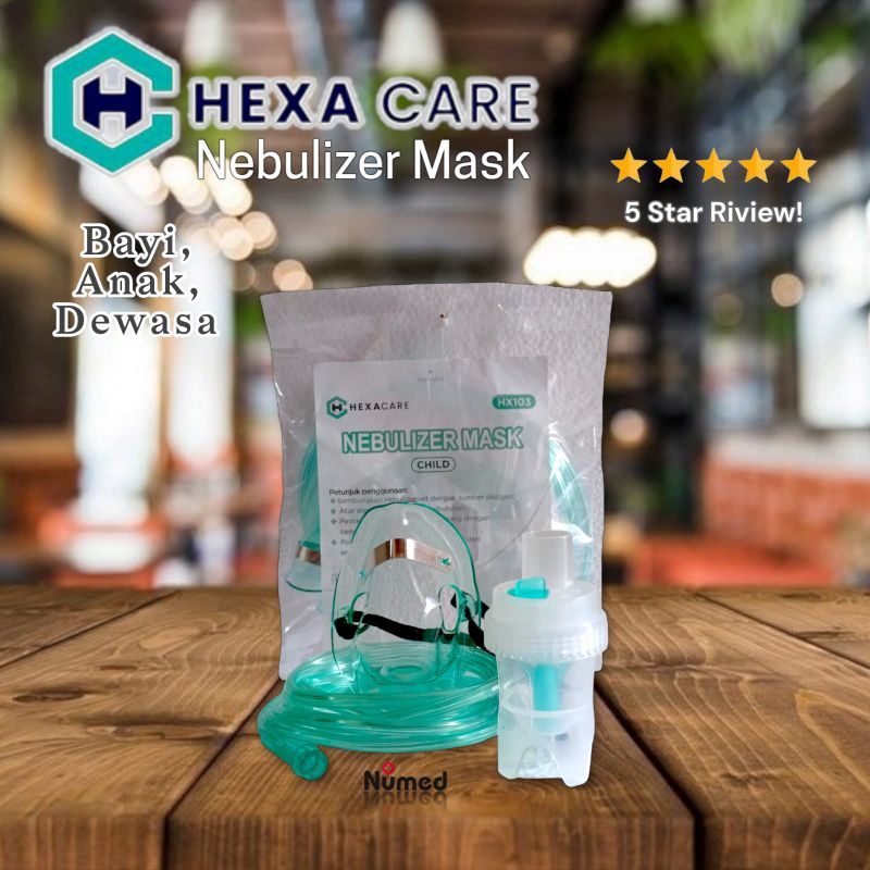 Jual Masker Nebulizer Bayi, Anak & Dewasa Original Hexa Care ...