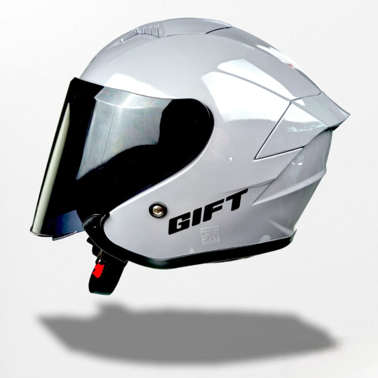 Jual Helm Gift Sargon Helm Polos Half Face solid Paket Ganteng SNI ...