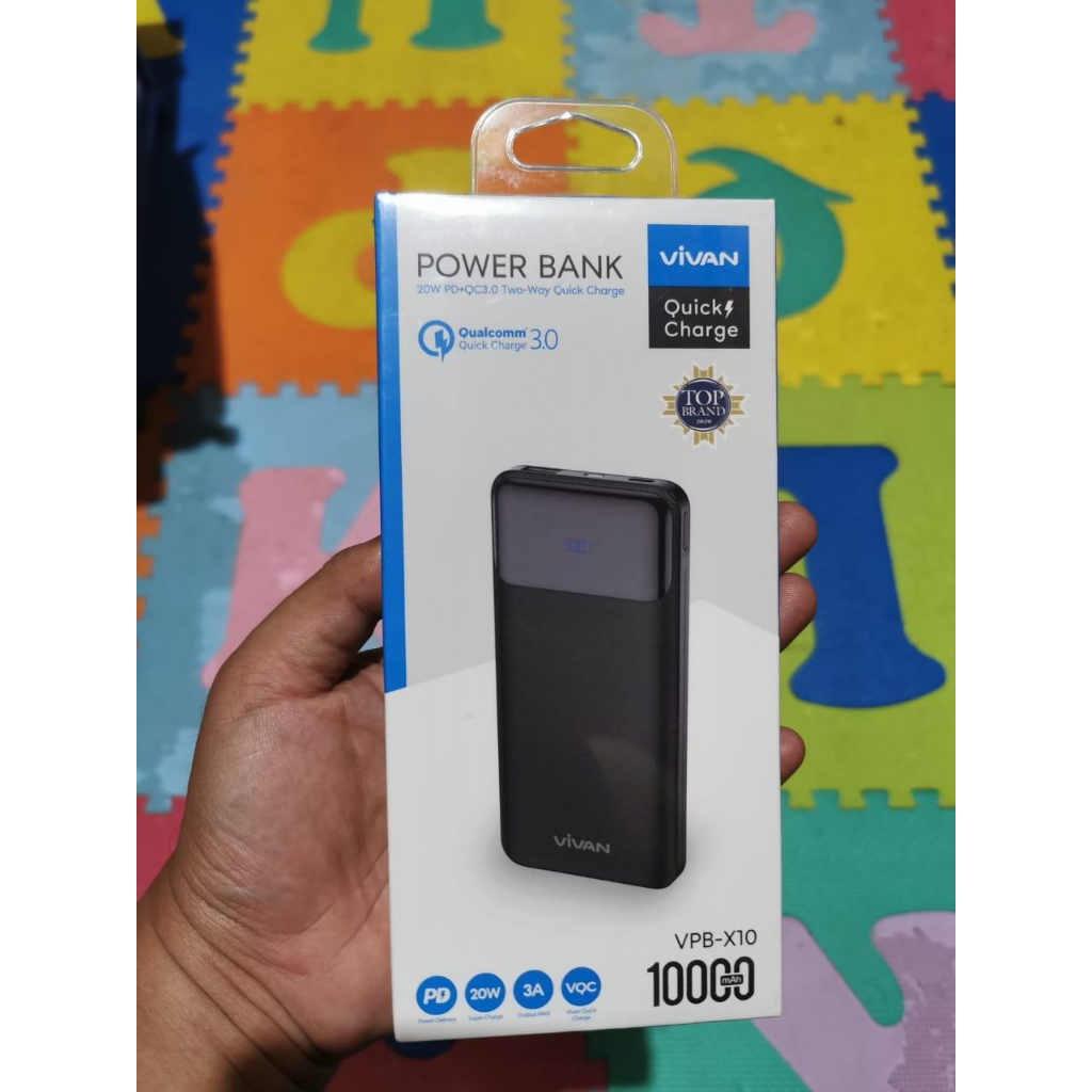 Jual VIVAN Power Bank VPB-X10 VPB X10 Powerbank 10000mAh 20W PD Quick ...