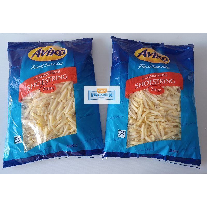 Jual Aviko Kentang Shoestring 2,5kg | Crinkle Cut 2,5kg | Shopee Indonesia