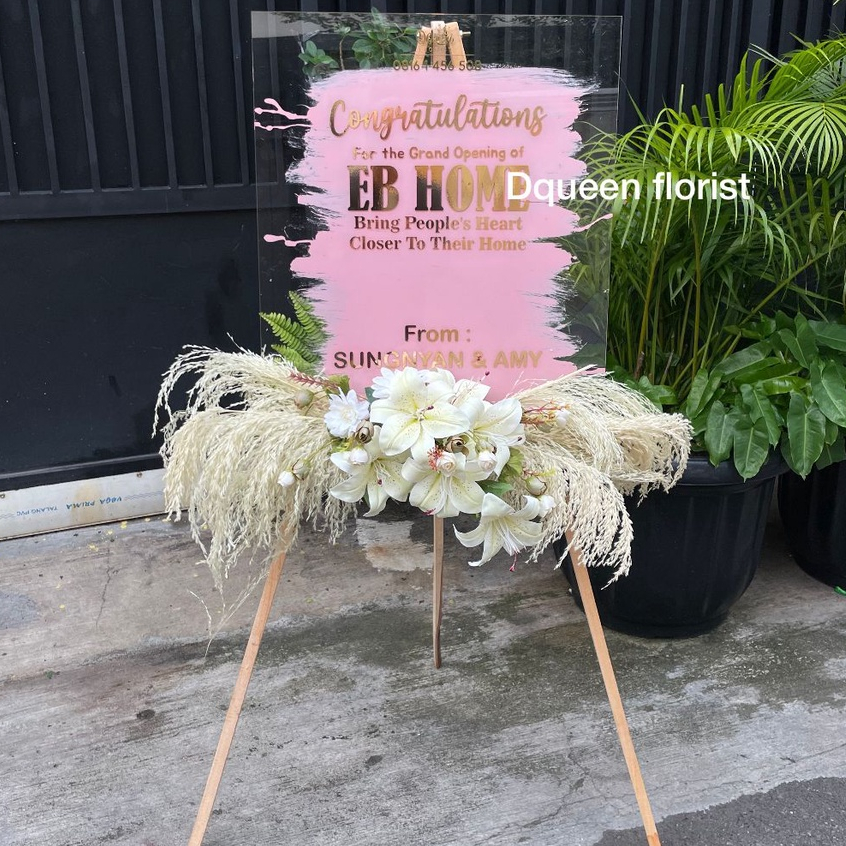 Jual BUNGA PAPAN AKRILIK 2504 SELAMAT / CONGRATULATION / HAPPY BIRTHDAY ...