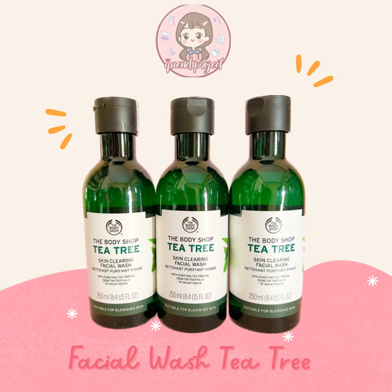 Jual The Body Shop Tea Tree Facial Wash 250ml | Shopee Indonesia