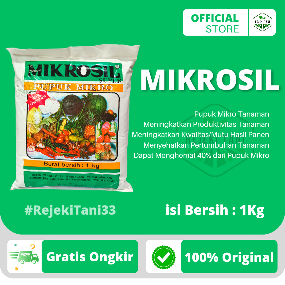 Jual Pupuk mikro MIKROSIL Super 1kg Untuk Meningkatkan Kualitas ...